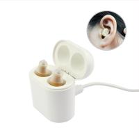 China Invisible Ear Hearing Aids with Portable Case Rechargeable CIC Hearing Aid for sale