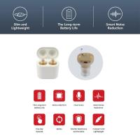 China Invisible Ear Hearing Aids with Portable Case Rechargeable CIC Hearing Aid for sale