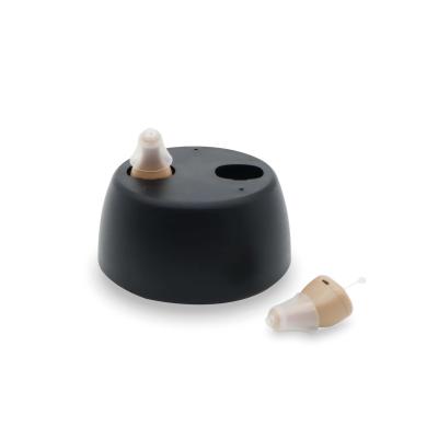 China ODM Rechargeable Hearing Aids Red Completely In Ear Canal for sale