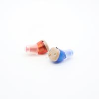 China ODM Rechargeable Hearing Aids Red Completely In Ear Canal for sale