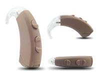 China Beige Digital Programmable Hearing Aids 80dB Noise Reduction for sale