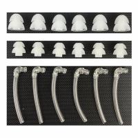 China Transparent Hearing Aids Accessories 2 Caps Custom Ear Molds for sale