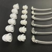 China Transparent Hearing Aids Accessories 2 Caps Custom Ear Molds for sale