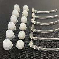 China Transparent Hearing Aids Accessories 2 Caps Custom Ear Molds for sale