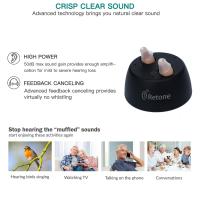 China Retone Rechargeable Digital Hearing Aids 4 Channels 32dB Invisible CIC Hearing Aids for sale