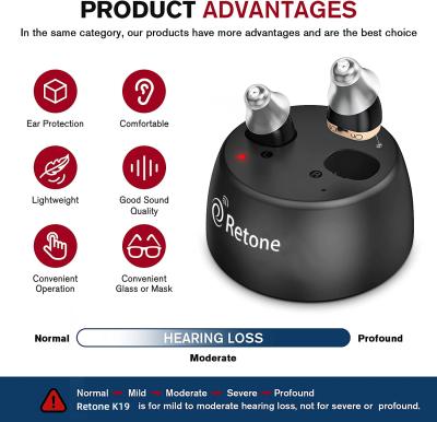 China Noise Cancelling Inner Ear Hearing Aid Rechargeable Analog for sale