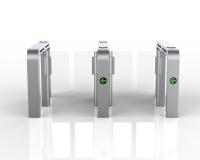 China SUS304 Speed Automatic Turnstile Gate with RFID Card Reader 1400mm 980mm for sale