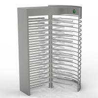China Zecheng Full Height Double Turnstile Gate 500mm Barrier Stainless Steel 304 IP54 for sale