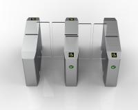 China RFID Card Sliding Gate Turnstile Stainless Steel 304 1400mm 330mm 980mm IP54 for sale
