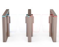China Double Channel Office Security Gates 1400mm*120mm*980mm Speed Turnstile for sale