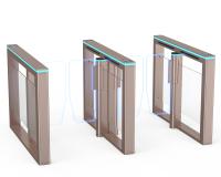 China Double Channel Office Security Gates 1400mm*120mm*980mm Speed Turnstile for sale