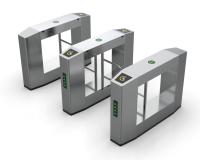 China Sophisticated Electronic Turnstile Gates 30-40 Persons / Min Flap Barrier for sale
