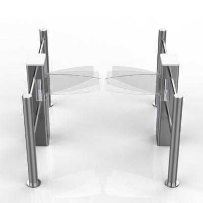 China 100W 110V/220V Electronic Turnstile Gates IP54 Swing Barrier Access Control for sale