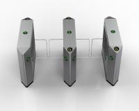 China SUS304 Access Control Swing Gate , Electronic Turnstile Flap Barrier for sale