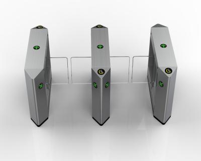 China SUS304 Access Control Swing Gate , Electronic Turnstile Flap Barrier for sale