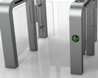 China 304 Stainless Steel Turnstile , Electronic Pedestrian Automatic Turnstile Gate for sale