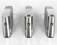 China RFID Flap Electronic Turnstile Gate 110V 220V Button Control for Entry Management for sale