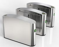 China RFID Flap Electronic Turnstile Gate 110V 220V Button Control for Entry Management for sale