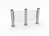 China Customized Electronic Swing Barrier Turnstile Gate 110V 220V RFID Access Control for sale