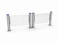 China Customized Electronic Swing Barrier Turnstile Gate 110V 220V RFID Access Control for sale