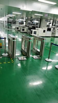 China Stainless Steel Turnstile Swing Gate IP54 600mm Passage RS485 TCP/IP for sale
