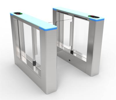 China Zecheng ZC-S118 Biometric Turnstile Gate 1400mm Aluminum Alloy High Speed Security Gate for sale