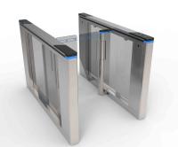 China Zecheng ZC-S103 220V Stainless Steel 304 Pedestrian Barrier Gate 90 Degree Turnstile for sale