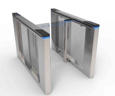 China Zecheng ZC-S103 220V Stainless Steel 304 Pedestrian Barrier Gate 90 Degree Turnstile for sale