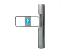 China Zecheng ZC-B228 Stainless Steel Fingerprint Turnstile Gate 110V 50W Anti Collision for sale