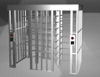 China IP54 Full Height Pedestrian Turnstile 150KG 550mm Passage Stainless Steel 304 for sale
