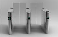 China Temperature Resistant Train Station Turnstile Swing Barrier 550mm Passage Width for sale