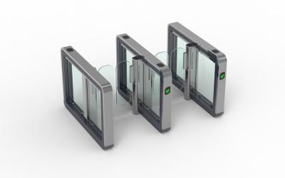 China Zecheng ZC-Y108 Train Station Turnstile Flap Barrier Gate AC220V 50Hz 30 Persons per Minute for sale