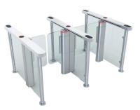 China Zecheng ZC-S118 Aluminum Alloy Face Recognition Turnstile 1400mm 980mm Office Security Gate for sale