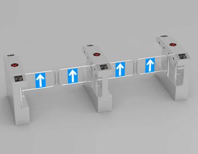 China DC24V Waist Height Turnstile Security System Anti Tailgating Gate 1.2m Height 55kg for sale