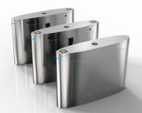 China ZECHENG Stainless Steel Flap Turnstile Gate 550mm Passage 10 Million Lifespan for sale