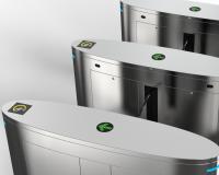 China Customizable Stainless Steel Flap Turnstile Gate 550mm Passage 10 Million Lifespan for sale