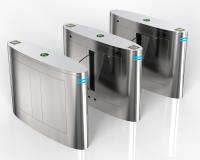 China Customizable Stainless Steel Flap Turnstile Gate 550mm Passage 10 Million Lifespan for sale
