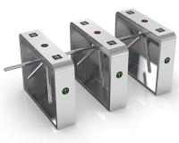 China 0.2S Turnstile Biometric Access Control Ticket Checking Tripod Gate Barrier for sale