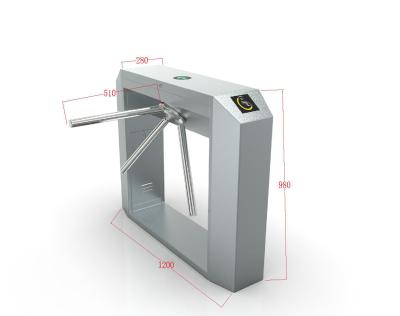 China Bridge Tripod Turnstile Gate Access Control 60kg Capacity With Brushless DC Motor for sale