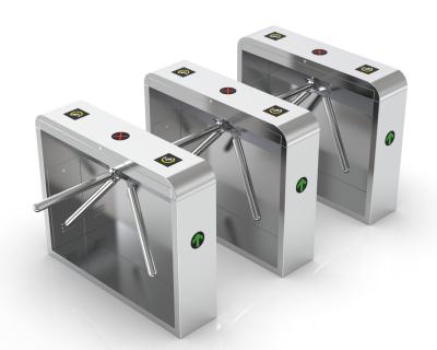China 220V Tripod Turnstile Gate Stainless Steel 550mm Passage Width IP54 for sale