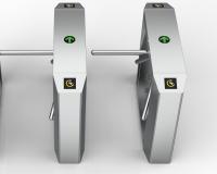 China SUS304 Biometric Tripod Turnstile Gate 220V 60kg Waist Height Access Control for sale