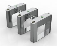 China SUS304 Biometric Tripod Turnstile Gate 220V 60kg Waist Height Access Control for sale