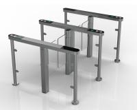 China Zecheng 900mm Speed Gate Turnstile 304 Stainless Steel 30-40 Persons per Minute for sale