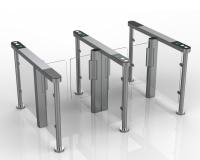 China Zecheng 900mm Speed Gate Turnstile 304 Stainless Steel 30-40 Persons per Minute for sale