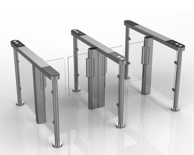 China Zecheng 900mm Speed Gate Turnstile 304 Stainless Steel 30-40 Persons per Minute for sale