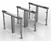 China Zecheng 900mm Speed Gate Turnstile 304 Stainless Steel 30-40 Persons per Minute for sale