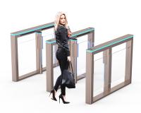 China SUS304 Stainless Steel Speed Gate Turnstile with RS485 Communication 600-900mm Passage Width for sale