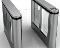 China Pedestrian Fastlane Speed Gates , Single Control Mode Waist Height Turnstile for sale