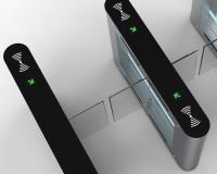 China Stainless Steel 304 Speed Gate Turnstile 600-900mm Passage with RFID Card Reader for sale