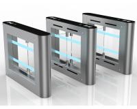 China Stainless Steel 304 Speed Gate Turnstile 600-900mm Passage with RFID Card Reader for sale